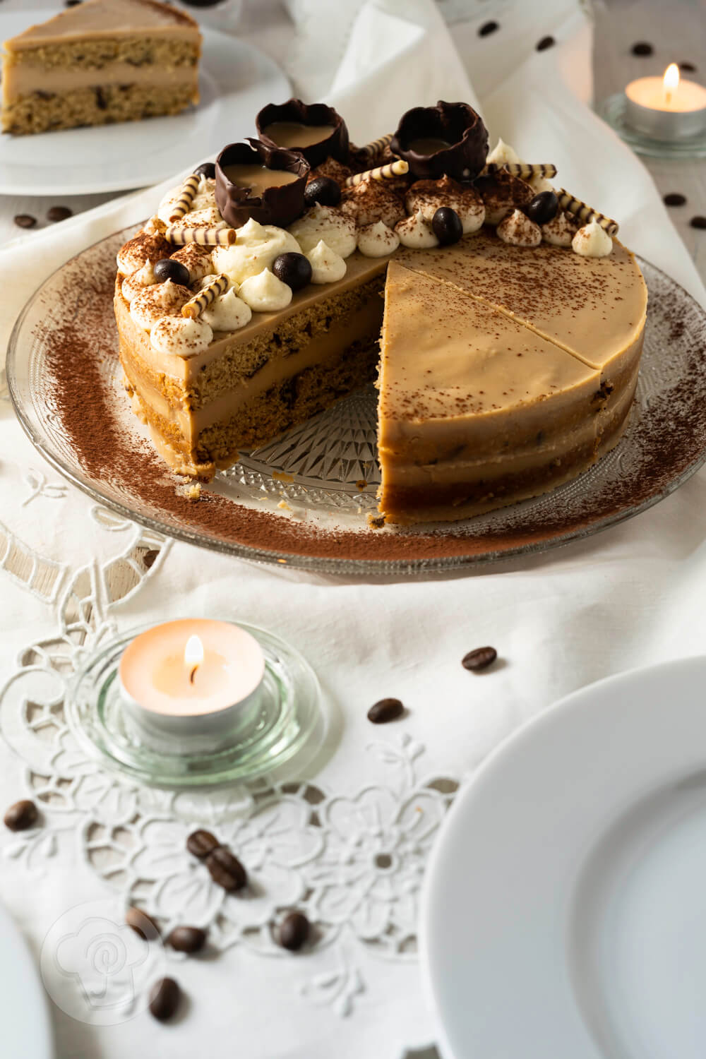 Toffee Cream Likör Torte - Küchentraum & Purzelbaum