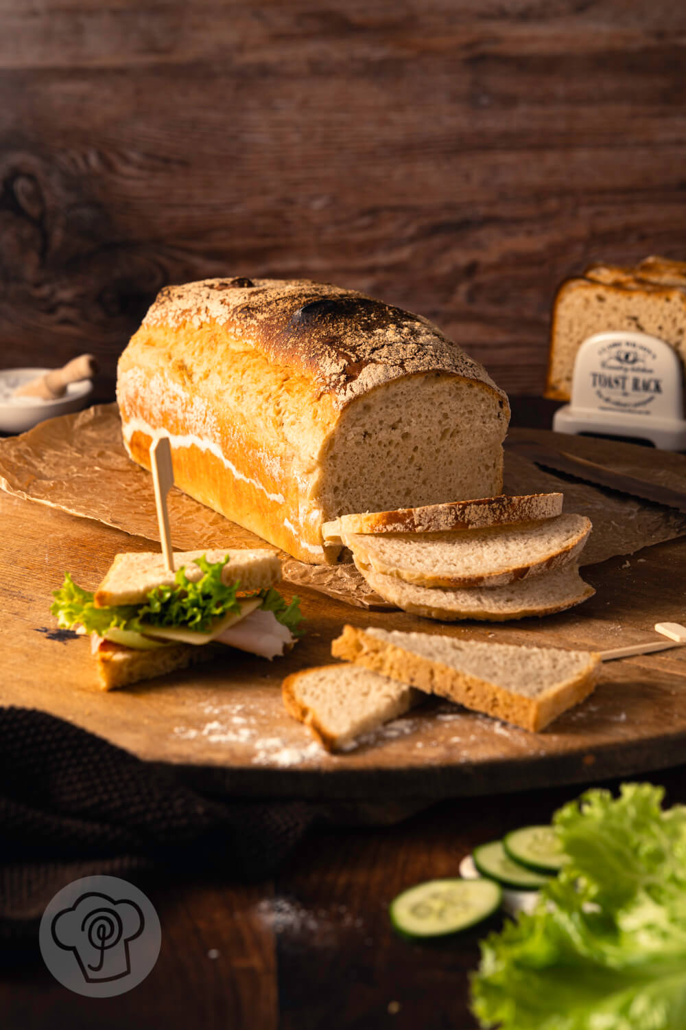Dinkel Toastbrot - Das Albert - Küchentraum & Purzelbaum