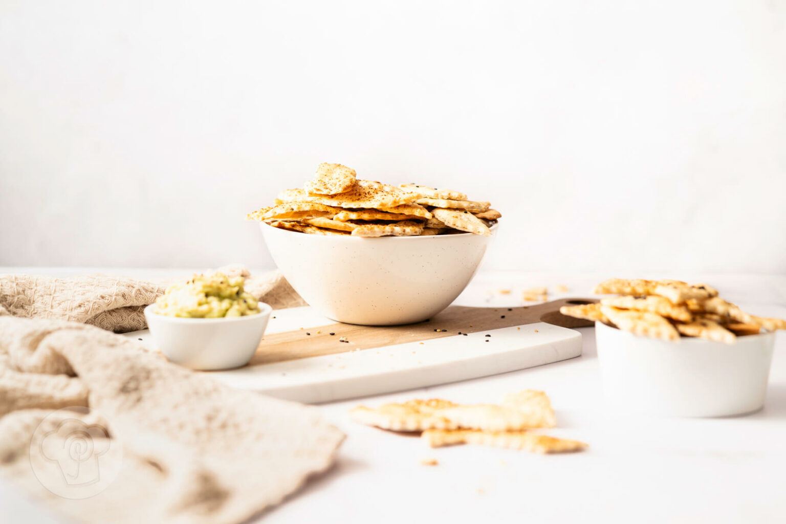 Knusprige Sauerteig Cracker - Küchentraum & Purzelbaum
